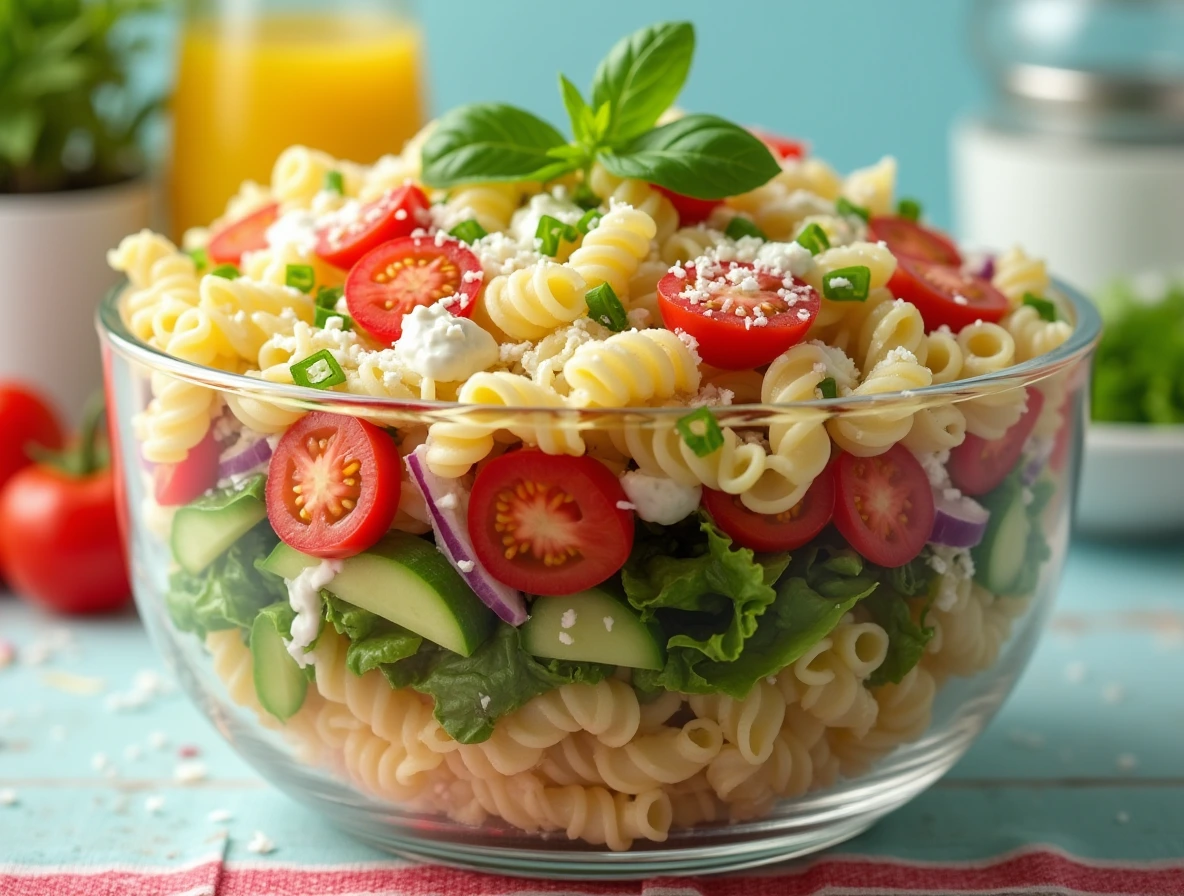 Best Layered Pasta Salad Recipe with 8 Ingredients You